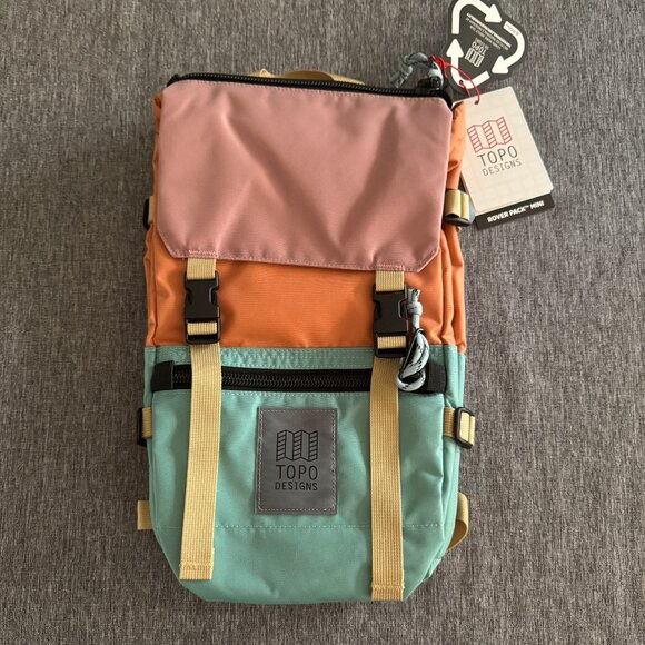 Topo Designs | Bags | Topo Designs Rover Pack Mini Multi Color 35 X 85 ...